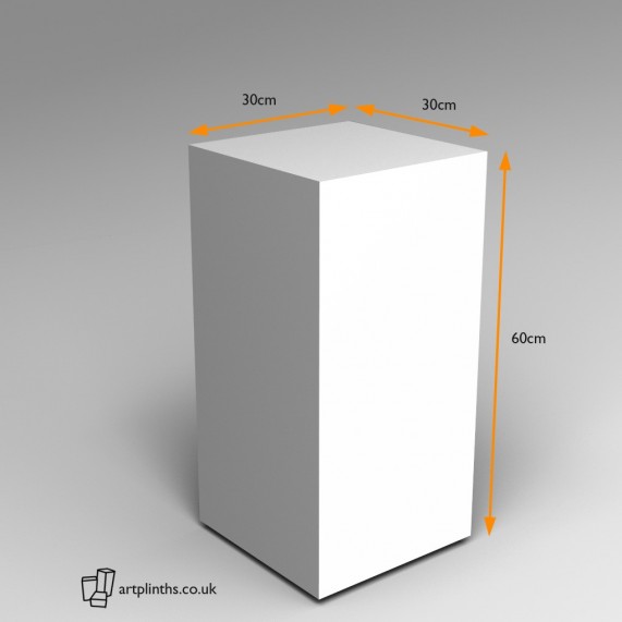 Plinth Hire, Artplinths, London : 60 x 30cm, pristine painted pedestal