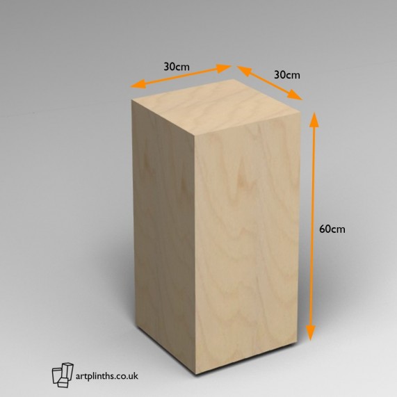 Birch Plywood plinth | 60 x 30 Pedestal | Display |Artplinths London
