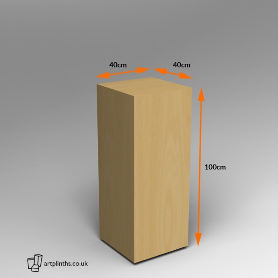 Maple plinth | 100 x 40 Pedestal | Display column |Artplinths London
