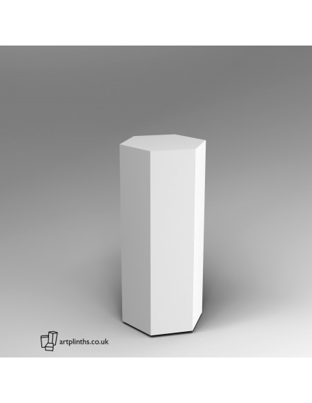 Hexagon Display Plinth.100H x 40W cm Art Pedestal Column. Artplinths