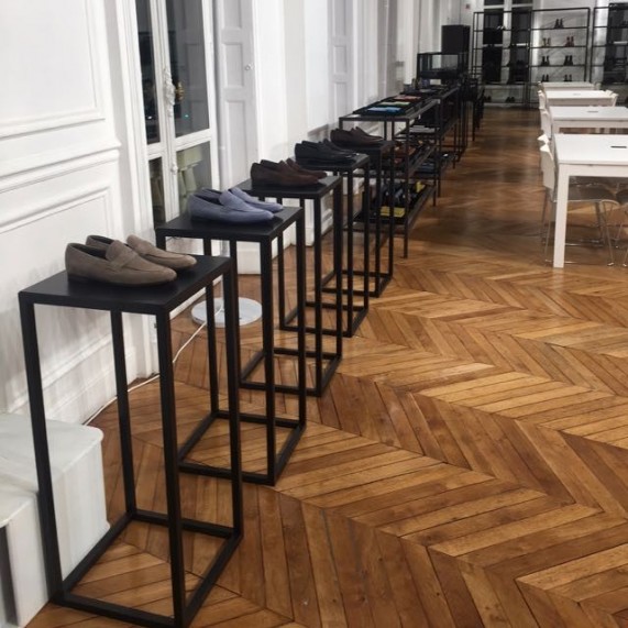 Steel Frame plinths . Dunhill x Artplinths | London Art Workshop