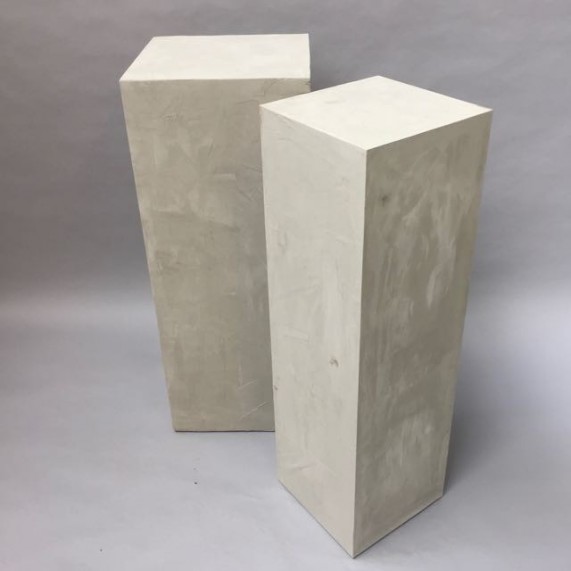 Concrete Effect Plinth, Pedestal or Display Column 80H x 30W x 30D cm