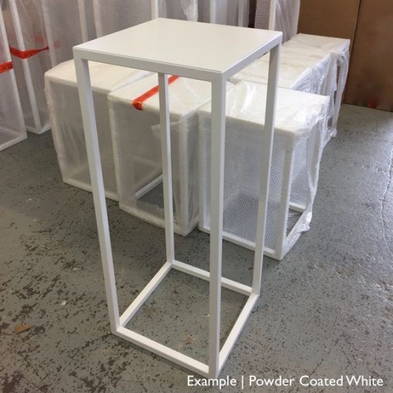 Steel Frame Industrial finish Plinth London | Art | Retail | Events