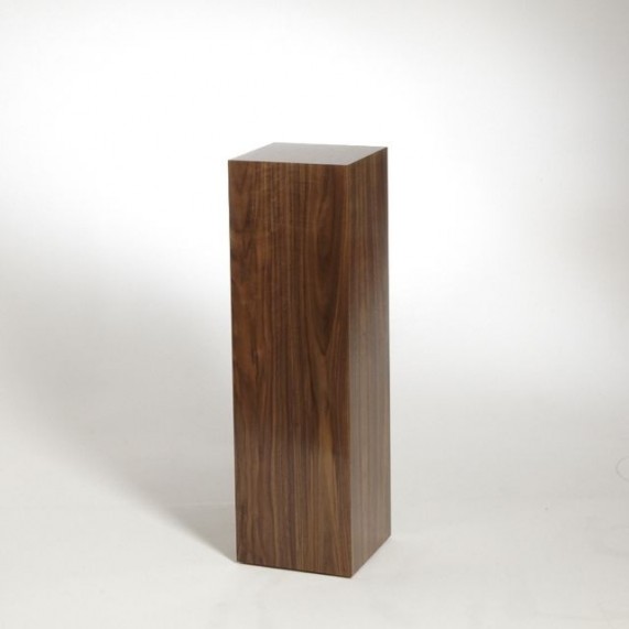 Walnut plinth | Pedestal | Artplinths Display column | Hardwood plinth