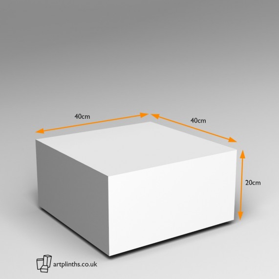 Low Platform Small Display Plinth For Fine Art, Photoshoots, Events